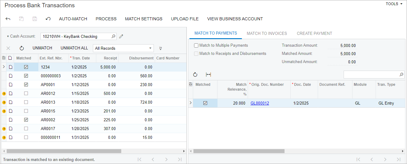 Bank Reconciliation: To Process a Bank Statement in OFX Format (Part 1)