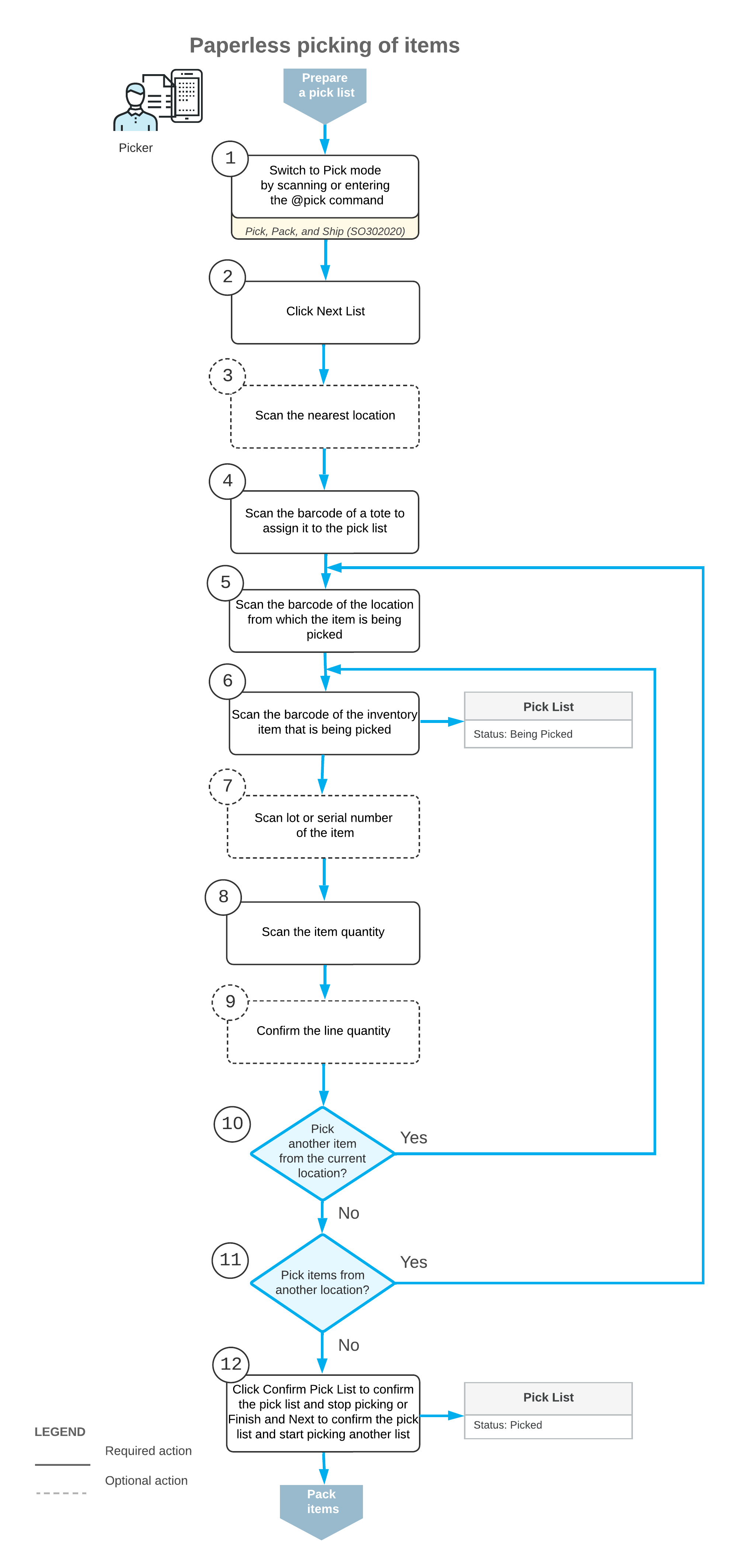 Paperless Picking: General Information